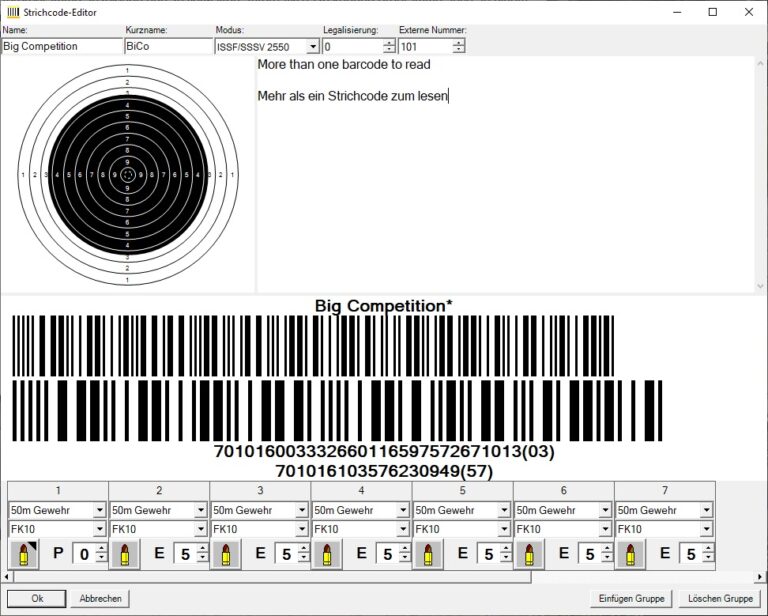 Multi-line barcode – SIUS Support
